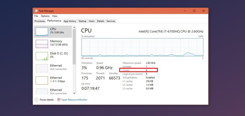 Find The Number Of Cores In A Processor And Limit Core Use By Apps
