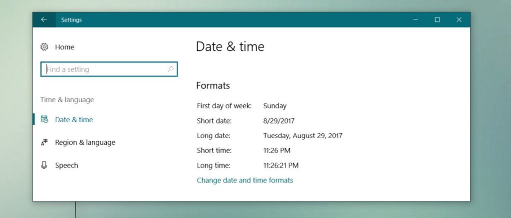 How To Set First Day Of The Week In Windows 10