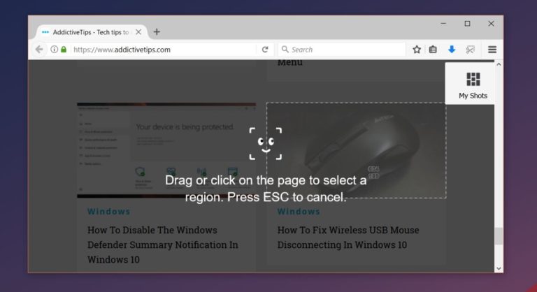 How To Use The New Firefox Screenshot Tool