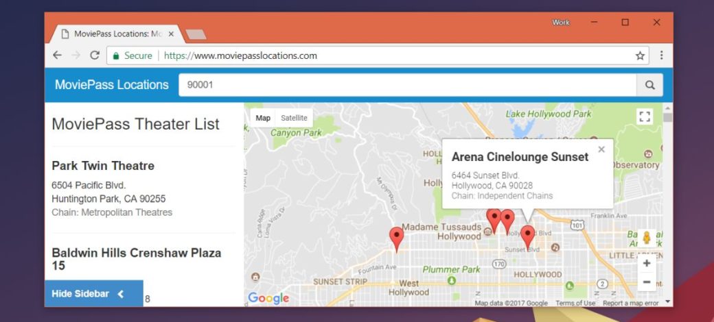 Find MoviePass Cinemas In Your Area With Your Zipcode