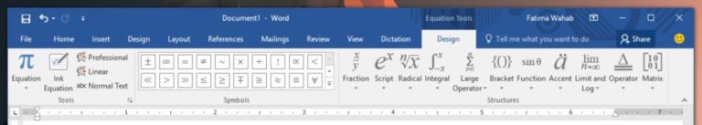 How To Change The Equation Font In MS Word