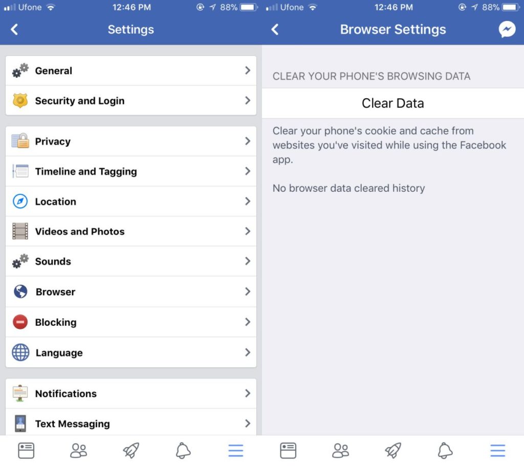 How To Clear The Facebook App Browser Cache