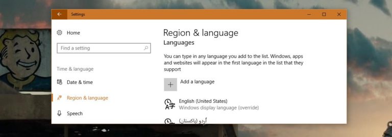 How To Set Language On A Per-App Basis In Windows 10