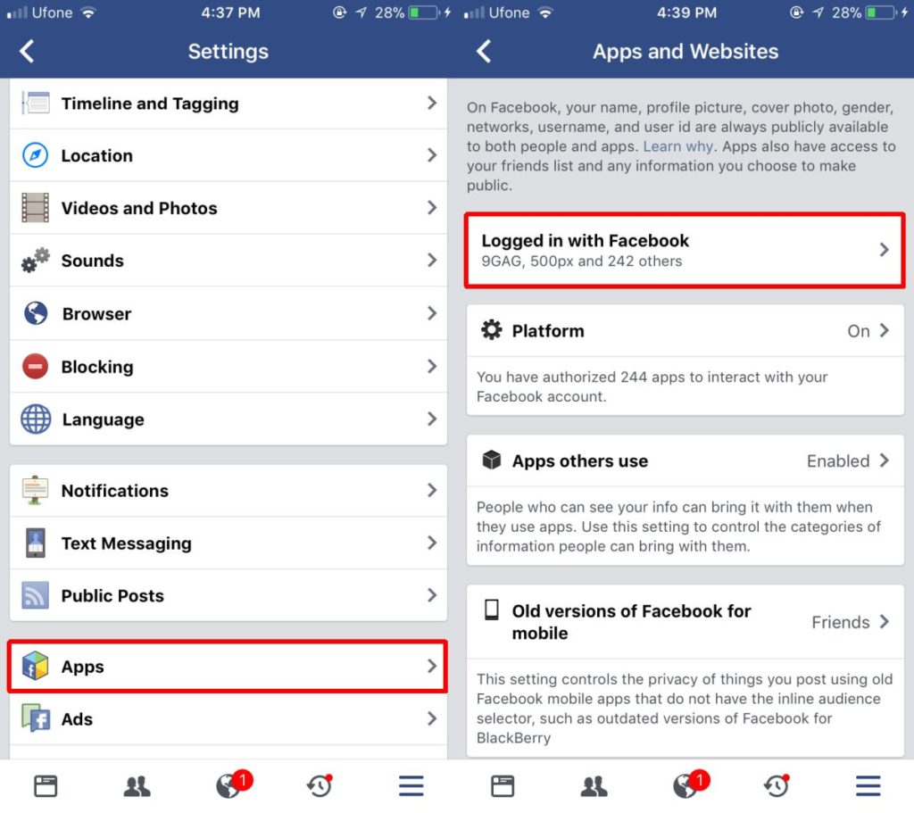 How To Remove An App Or Service From Your Facebook Account