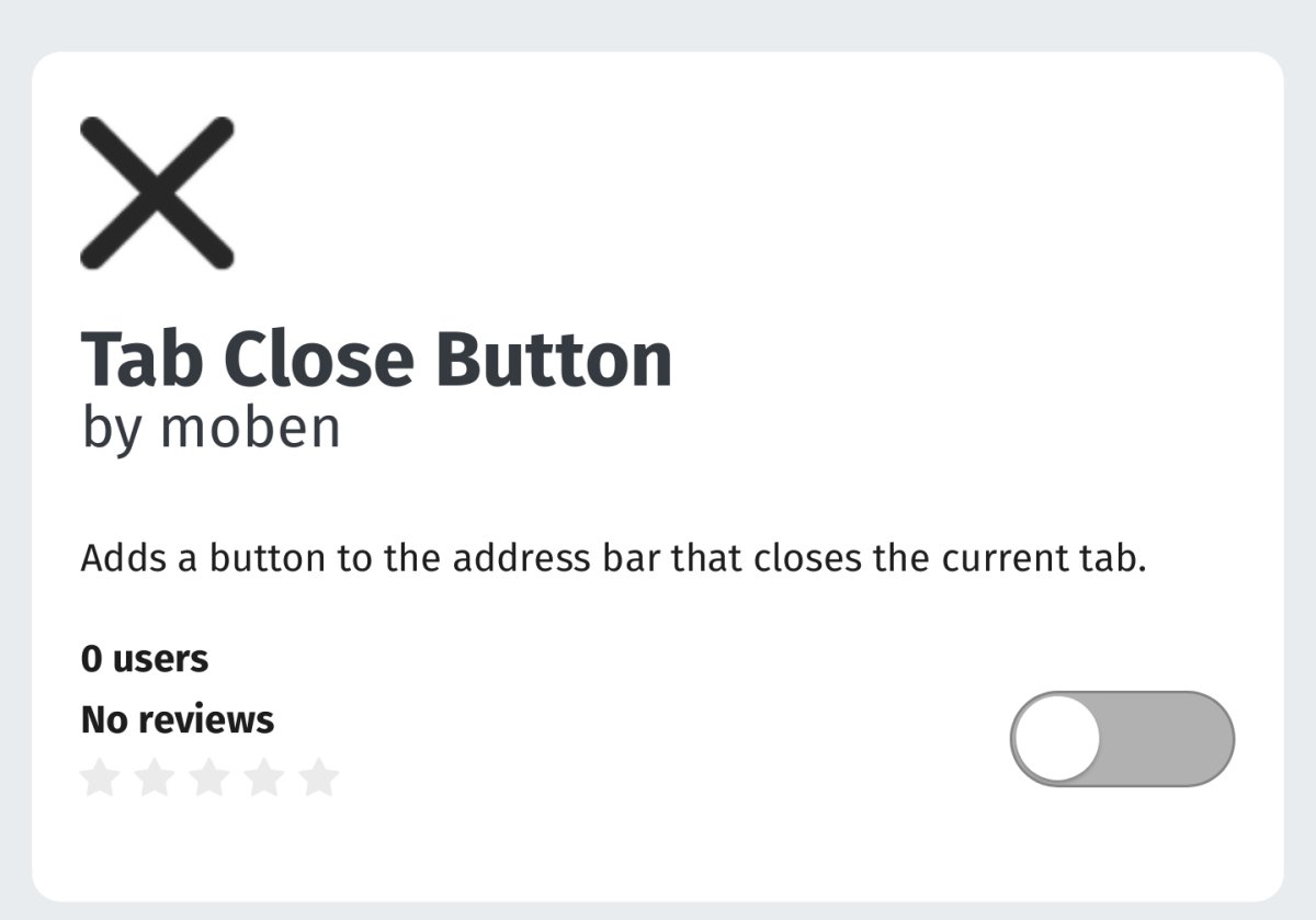 How To Add A Close Button To Tabs In Firefox Android
