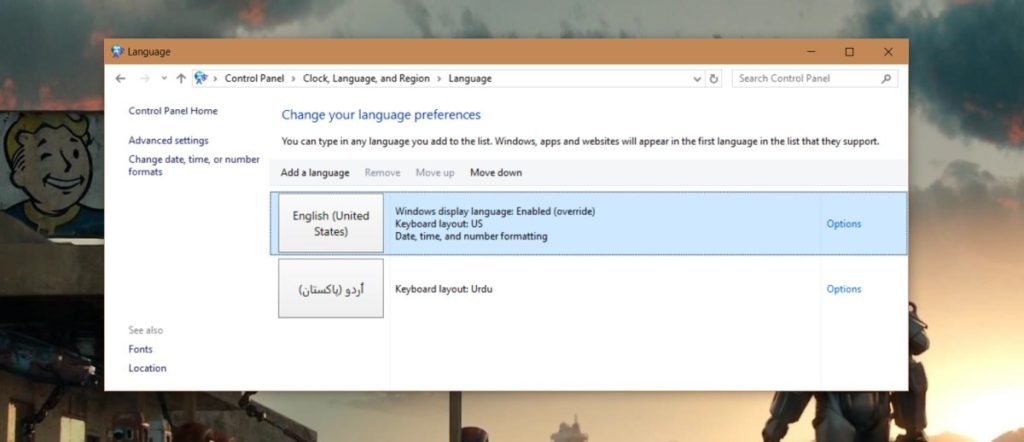 How To Set Language On A Per-App Basis In Windows 10