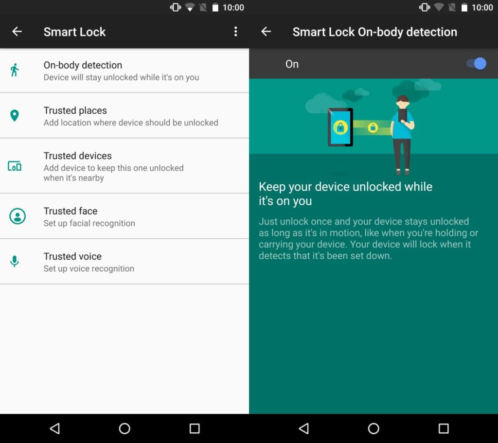 Use On-Body Detection Smart Lock To Keep Your Phone Unlocked In Your Pocket