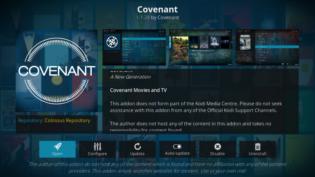 Add the Alluc Provider - Get More Links in Covenant