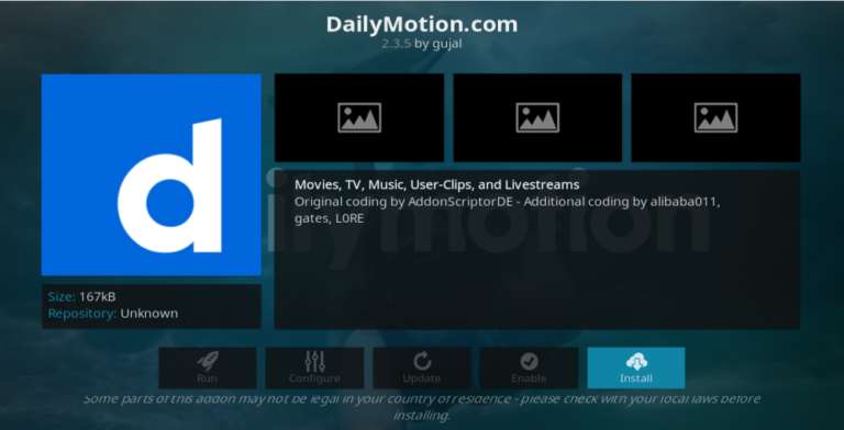 DailyMotion Kodi Addon: How to Install and Quick Guide