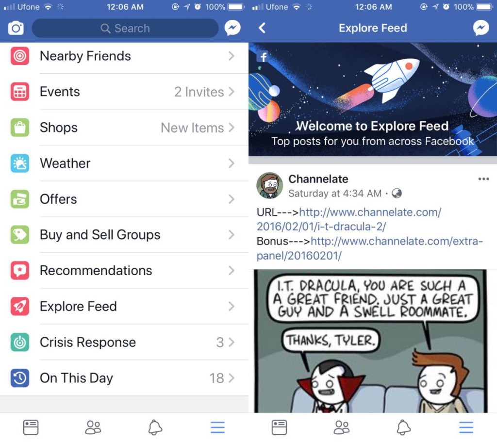 How To View The Explore Feed Tab On Facebook