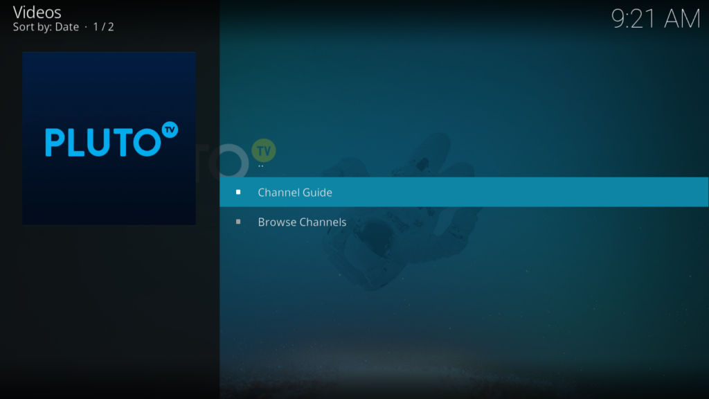Pluto.tv Add-on for Kodi: Installation and Guided Tour