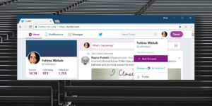 How To Add Multiple Twitter Accounts On Twitter Web