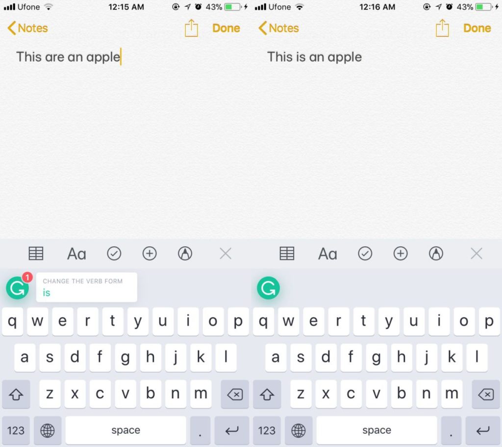 How To Get Spelling And Grammar Check In iOS