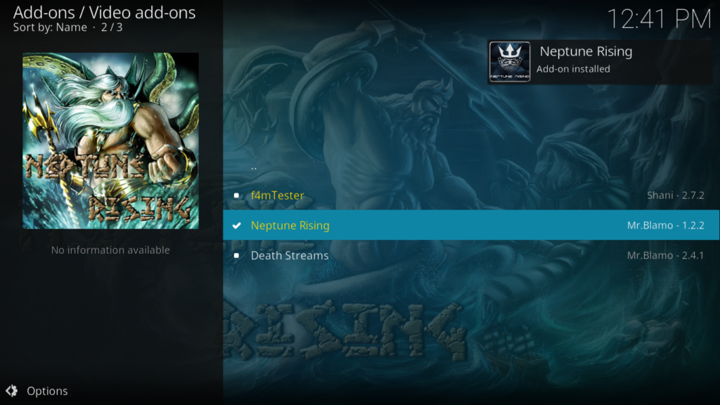 Neptune Rising Add-on for Kodi - A New Covenant Fork