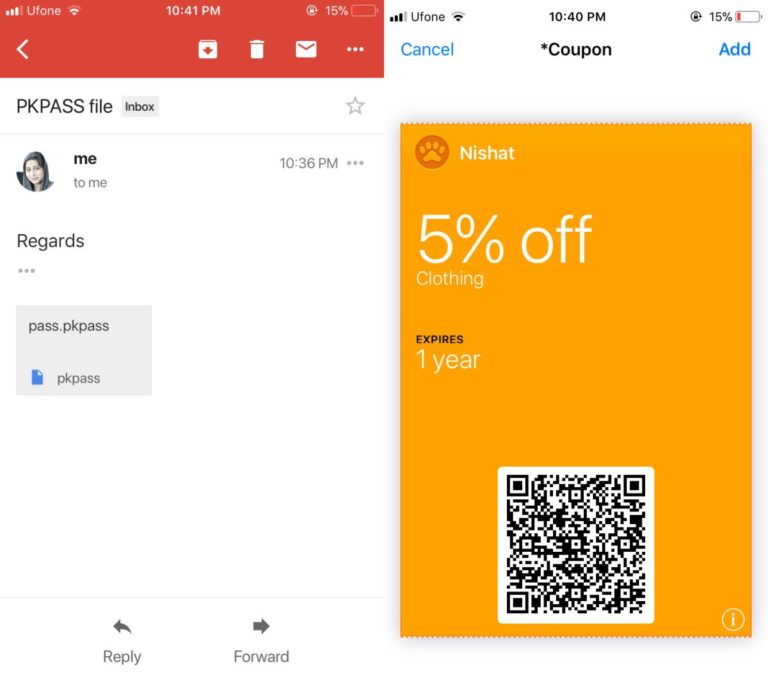 How To Import A PKPASS File In Apple Wallet