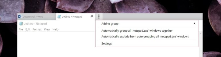How To Group Apps Into A Single Window On Windows 10