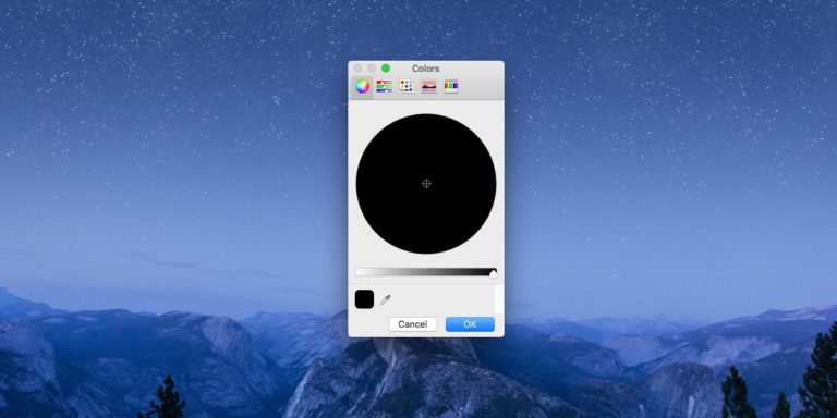 How To Use The Color Picker In macOS As A Stand Alone App