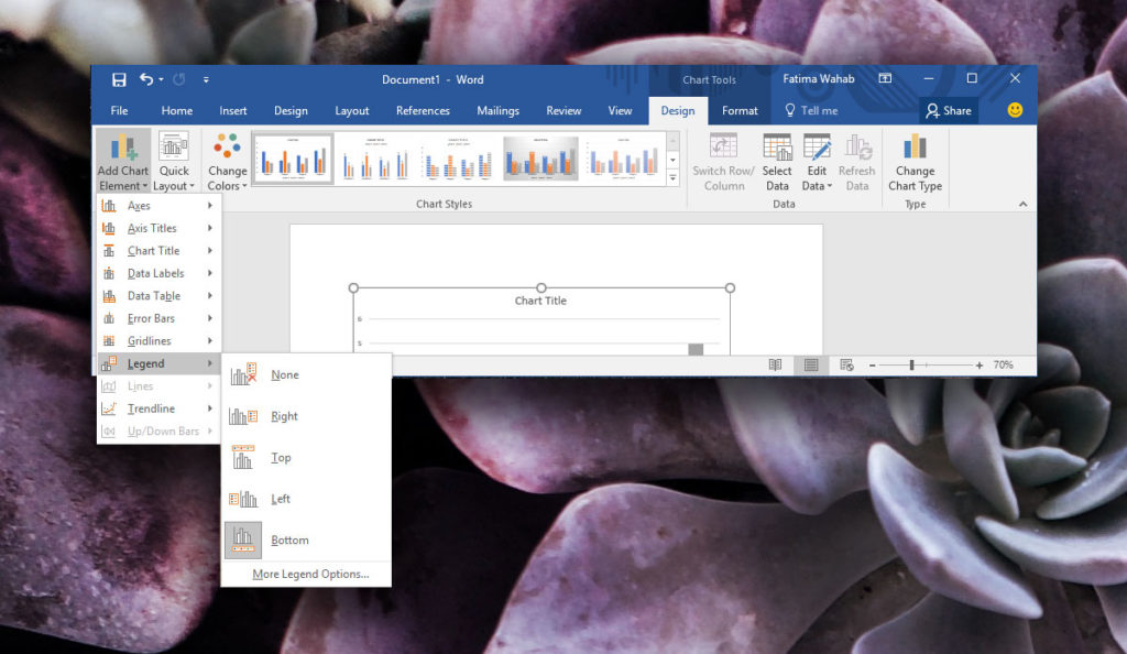 How To Customize The Chart Legend In MS Office