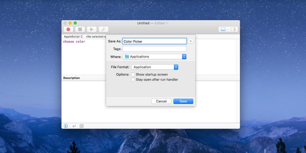 How To Use The Color Picker In macOS As A Stand Alone App