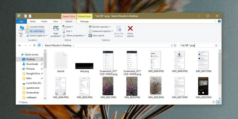 How To Search Multiple File Types In File Explorer