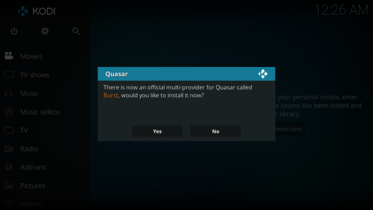How to Stream Torrents On Kodi Using The Quasar Add-on