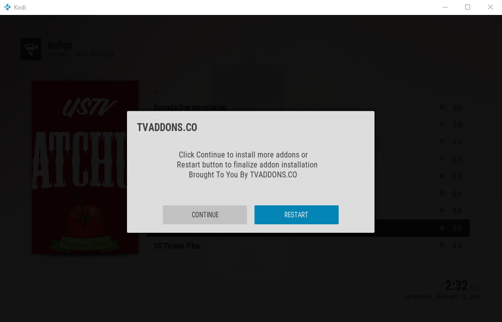 Configure Kodi and Install Add-ons with the Indigo Toolkit