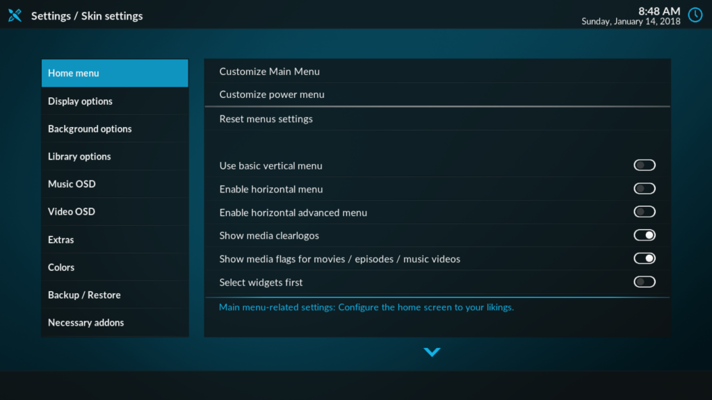 How to Customize Kodi Menu Options (Change How the Menu Looks)
