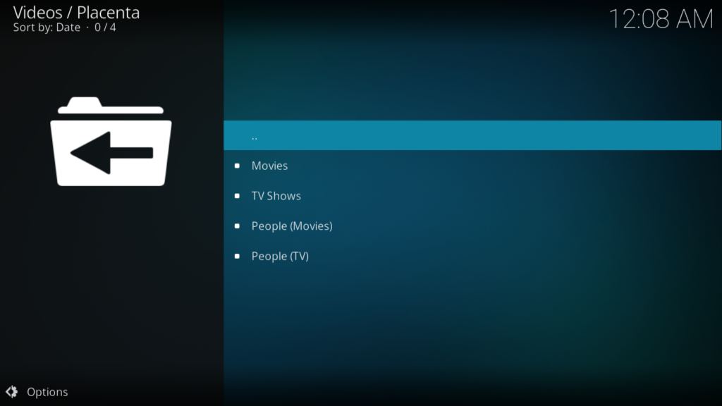 Placenta Kodi Add-on, The Latest Exodus Fork