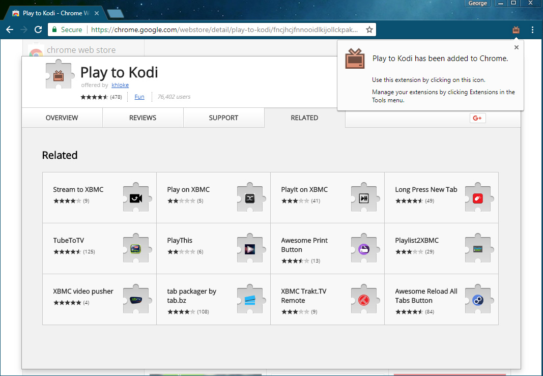 Play To Kodi Extension For Chrome: Send Videos From Your Browser To Kodi