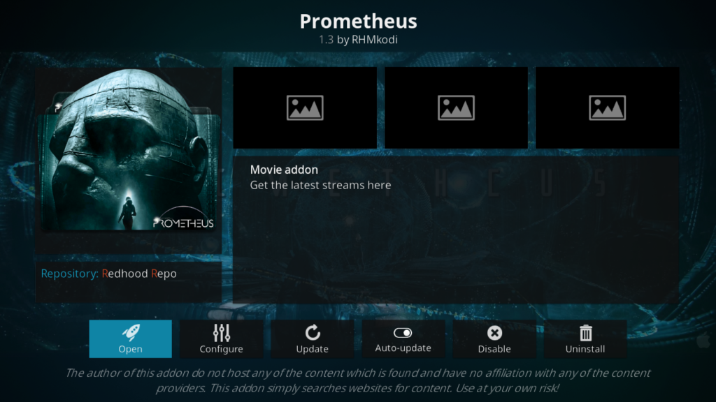 Prometheus Kodi Add-on For Movies And TV Shows | Install Guide