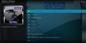 Rogue Kodi Addon: How to Install Rogue for On-demand Content