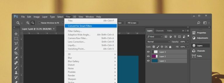 How To Apply A Filter To Multiple Layers At Once In Photoshop