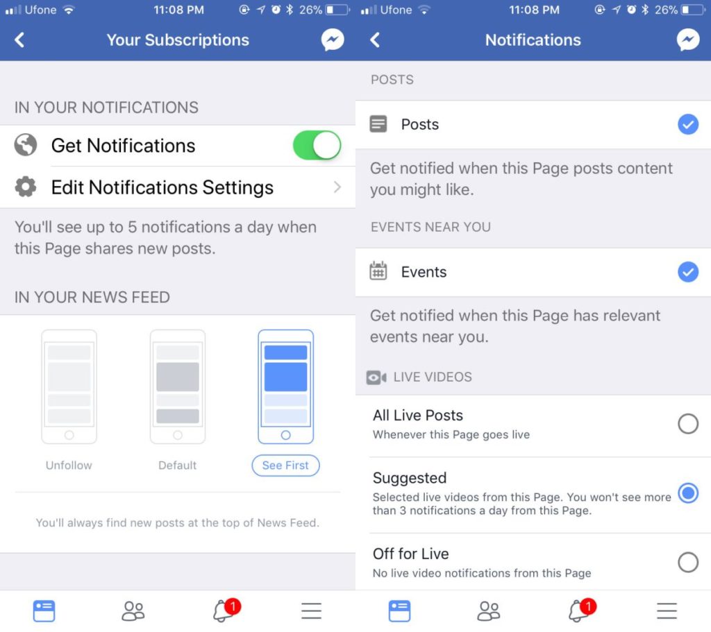 How To Get Notified When A Facebook Page Is Live