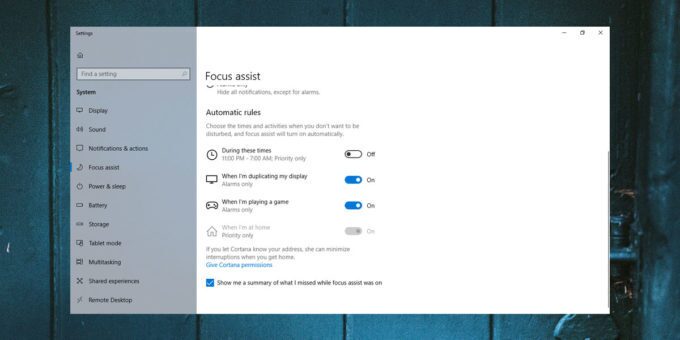 How To Customize Quiet Hours, Now Focus Assist On Windows 10