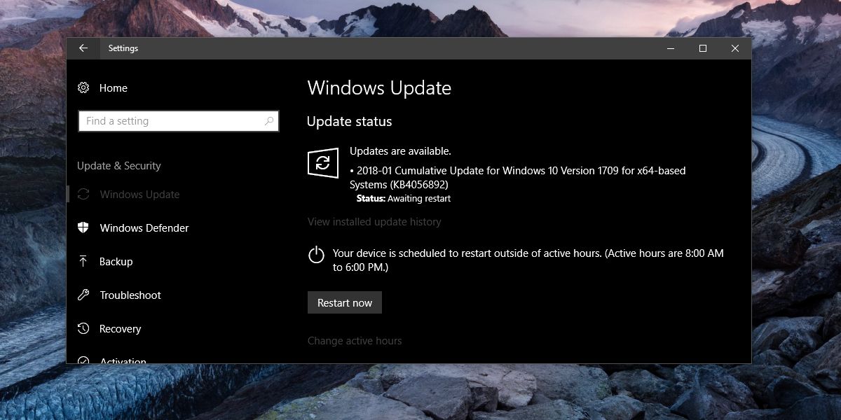 Download The Intel CPU Meltdown Patch For Windows 10
