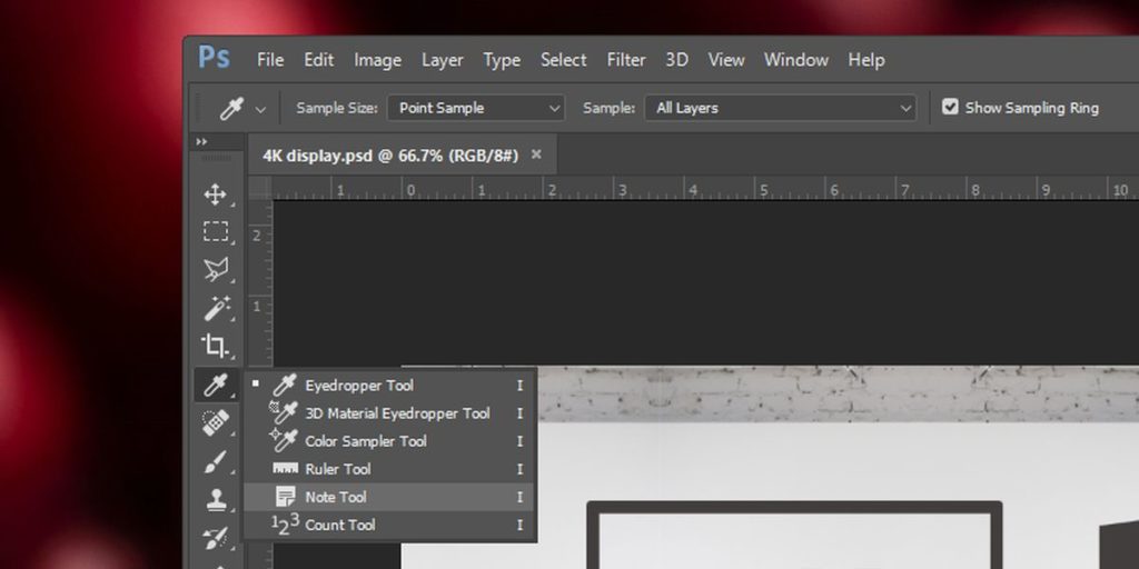 How To Add Notes In Photoshop Files