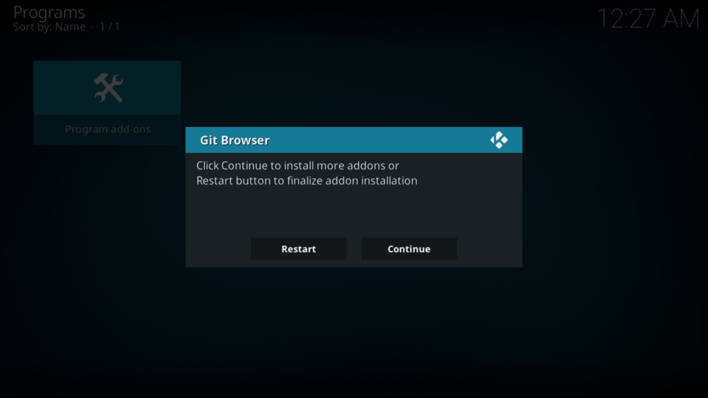Git Browser From TVADDONS -- A New Way To Install Add-ons