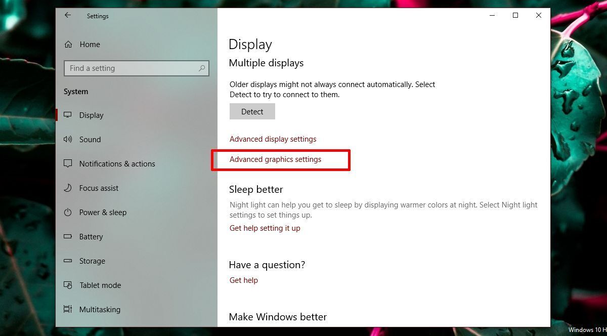 How To Manage Graphics Performance Per App On Windows 10