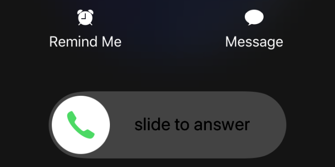 How To Decline A Call From The Lock Screen On The iPhone