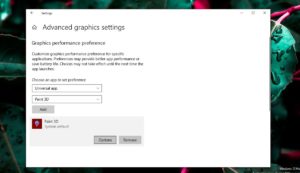How To Manage Graphics Performance Per App On Windows 10
