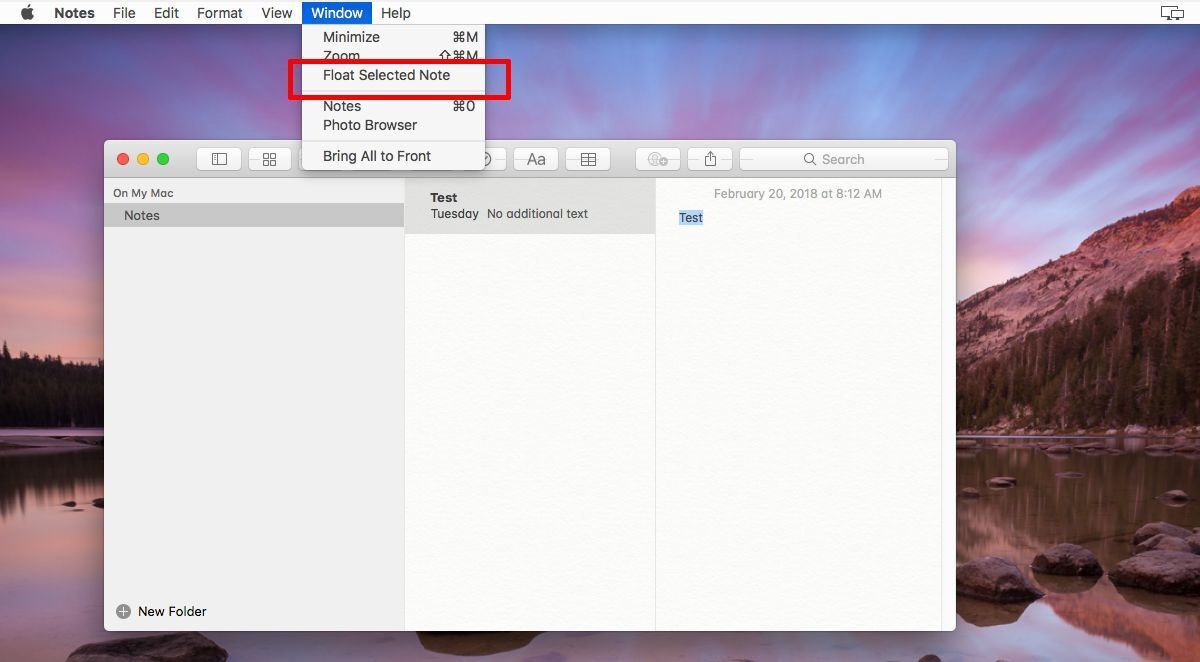 How To Pin A Note To The Top In macOS