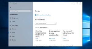 How To Download Fonts From The Microsoft Store In Windows 10