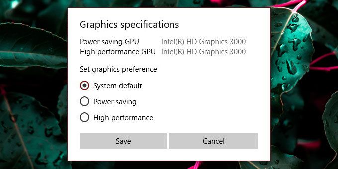 How To Manage Graphics Performance Per App On Windows 10