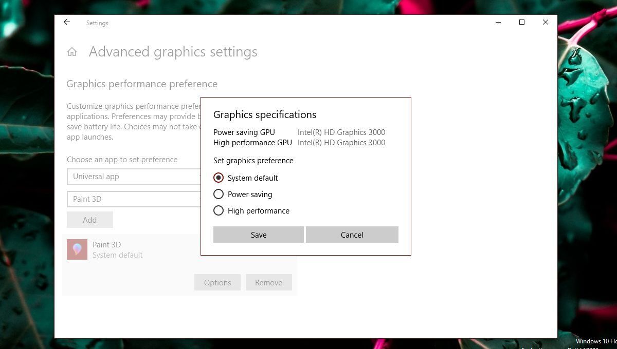 How To Manage Graphics Performance Per App On Windows 10
