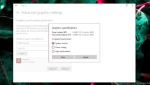 How To Manage Graphics Performance Per App On Windows 10