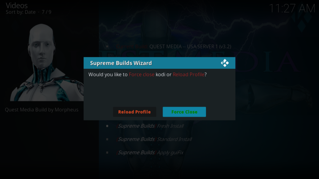 Quest Media Build For Kodi -- Installation And Quick Tour