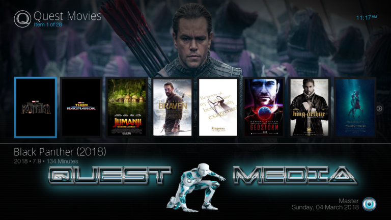 Quest Media Build For Kodi -- Installation And Quick Tour