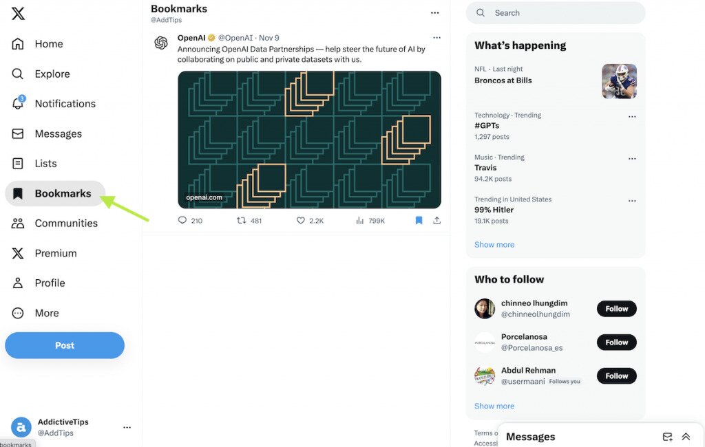 How to Bookmark a Tweet on X [On Desktop & Mobile]