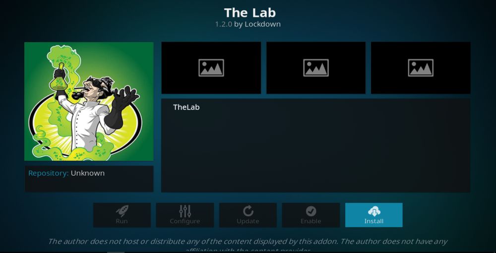 The Lab Kodi Addon - Install Guide