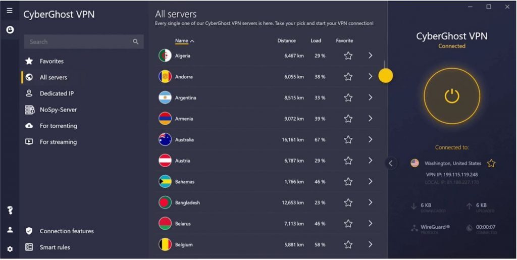 CyberGhost VPN Review: Solid Security and Performance